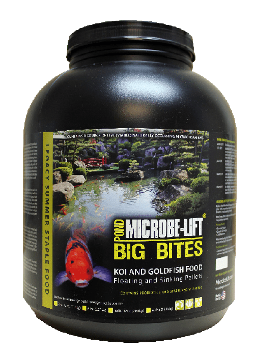 Microbe-Lift Legacy Big Bites Koi & Goldfish Food - 40 lbs. | Ponds Online