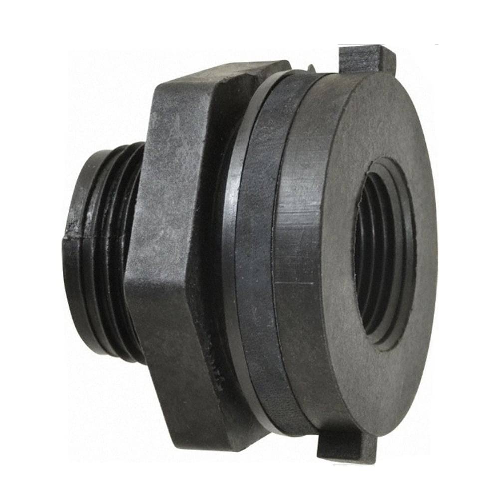 4" Bulkhead (5 3/4" Hole Size) - Hex Nut (Double Washer) | Ponds Online