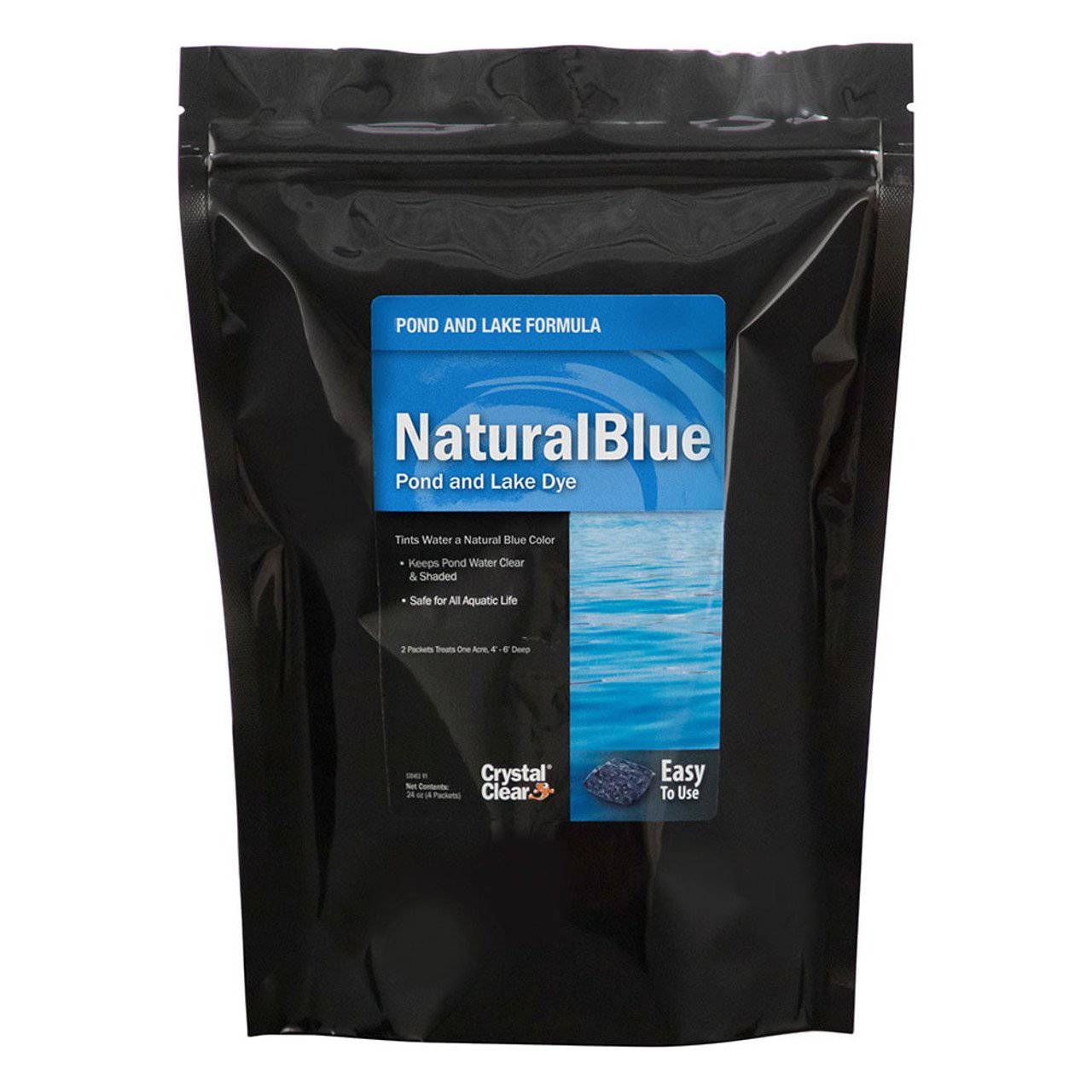 CrystalClear Natural Blue Pond Dye WSP - 4-Pack | Ponds Online
