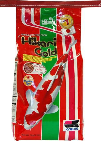 Hikari Gold Koi & Fish Food Diet - Medium Pellets - 4.4 lbs. | Ponds Online