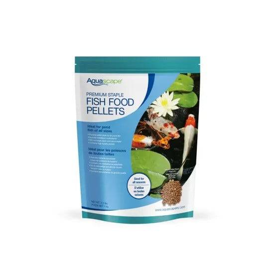 Aquascape Premium Staple Fish Food Pellets - Mixed Pellets - 1kg/2.2lb ...