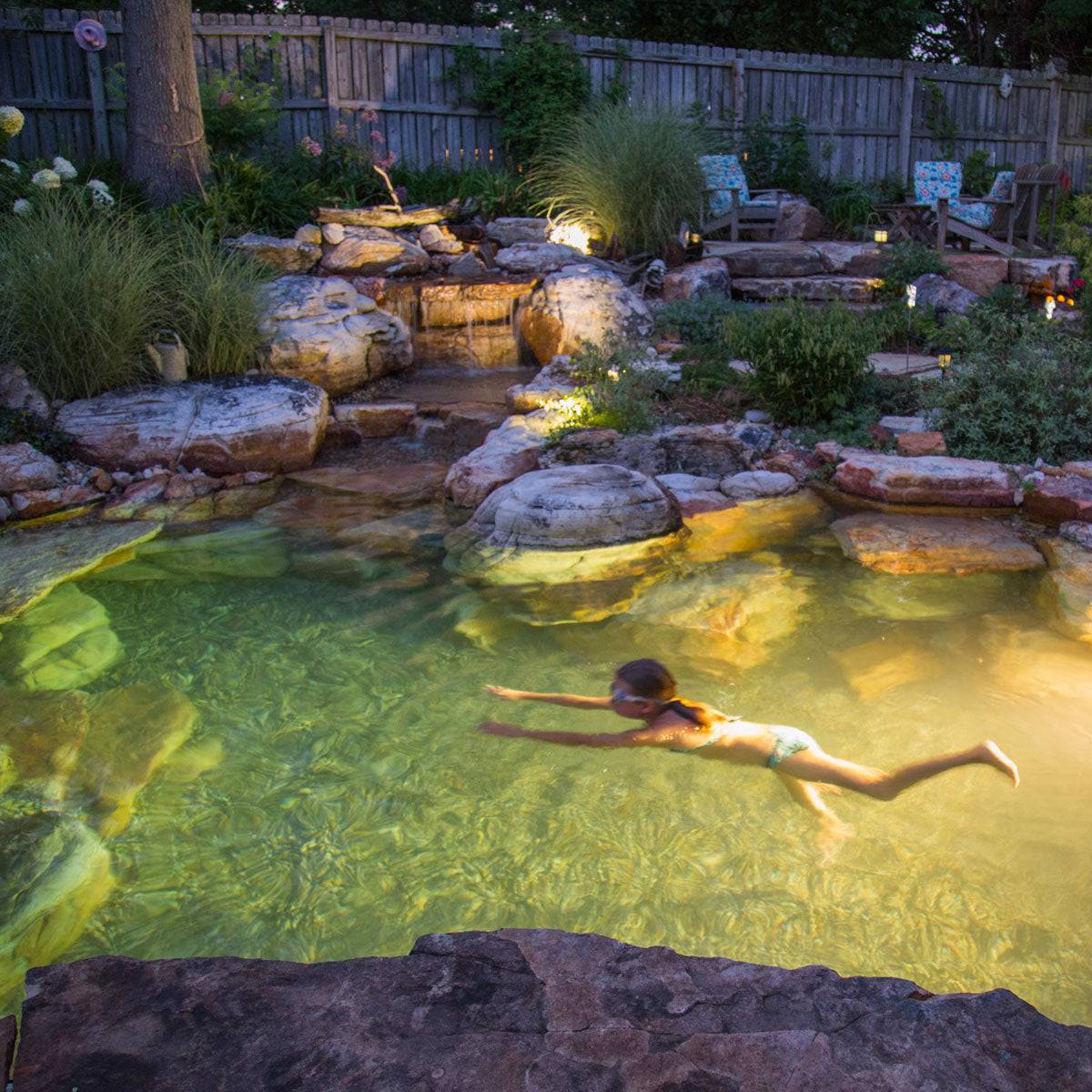 RECREATIONAL POND KIT - 9' X 20' - Complete with everything you need to ...