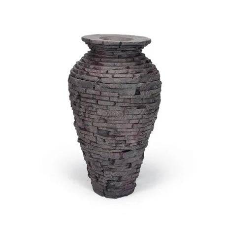 Aquascape Small Stacked Slate Urn Fountain | Ponds Online